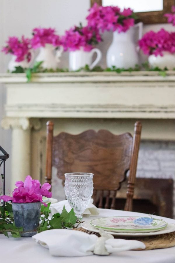 Spring Table Setting at the Farmhouse - Rambling Rose Farmhouse